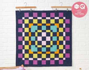 Panda Pop, Clamshell Quilt, Quilt Pattern, Applique Pattern, Love ...