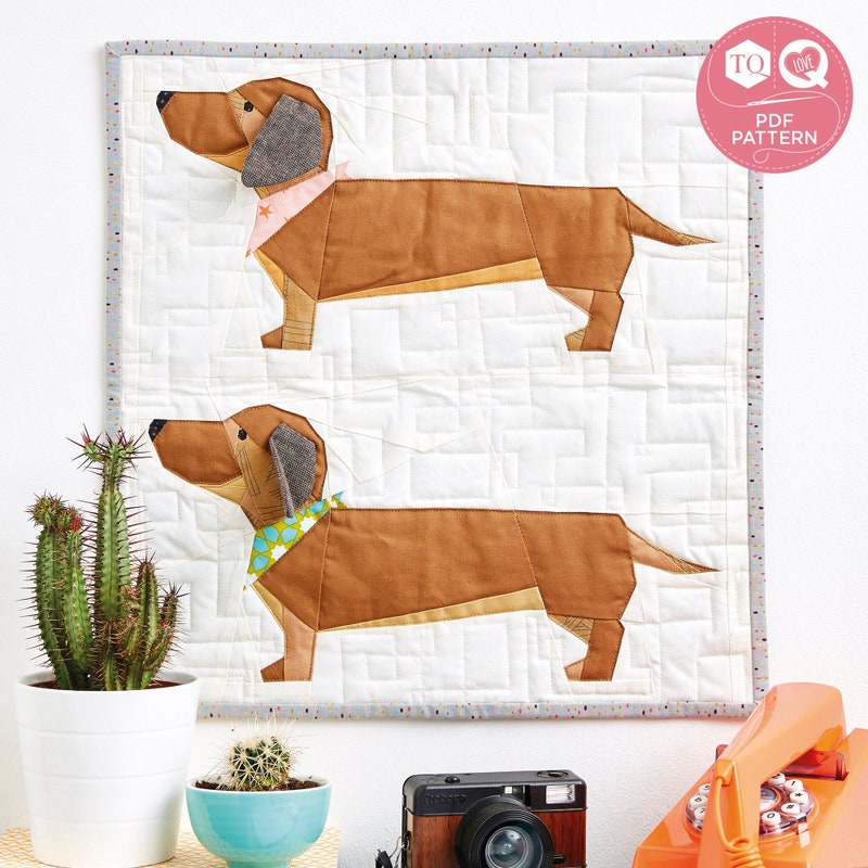 Dog Quilt Fpp Pattern - Etsy
