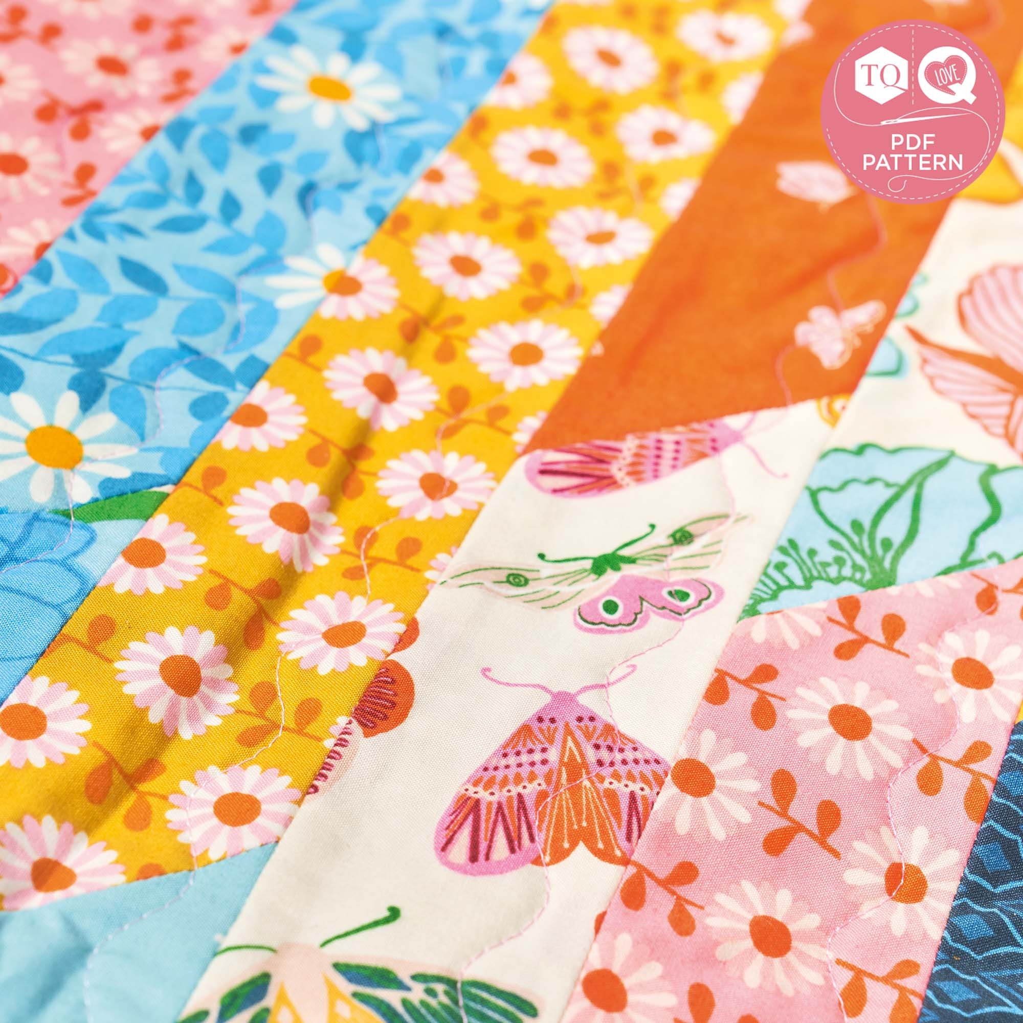 Jelly Roll Quilt Pattern, Strip Roll Quilt, Love Patchwork & Quilting ...