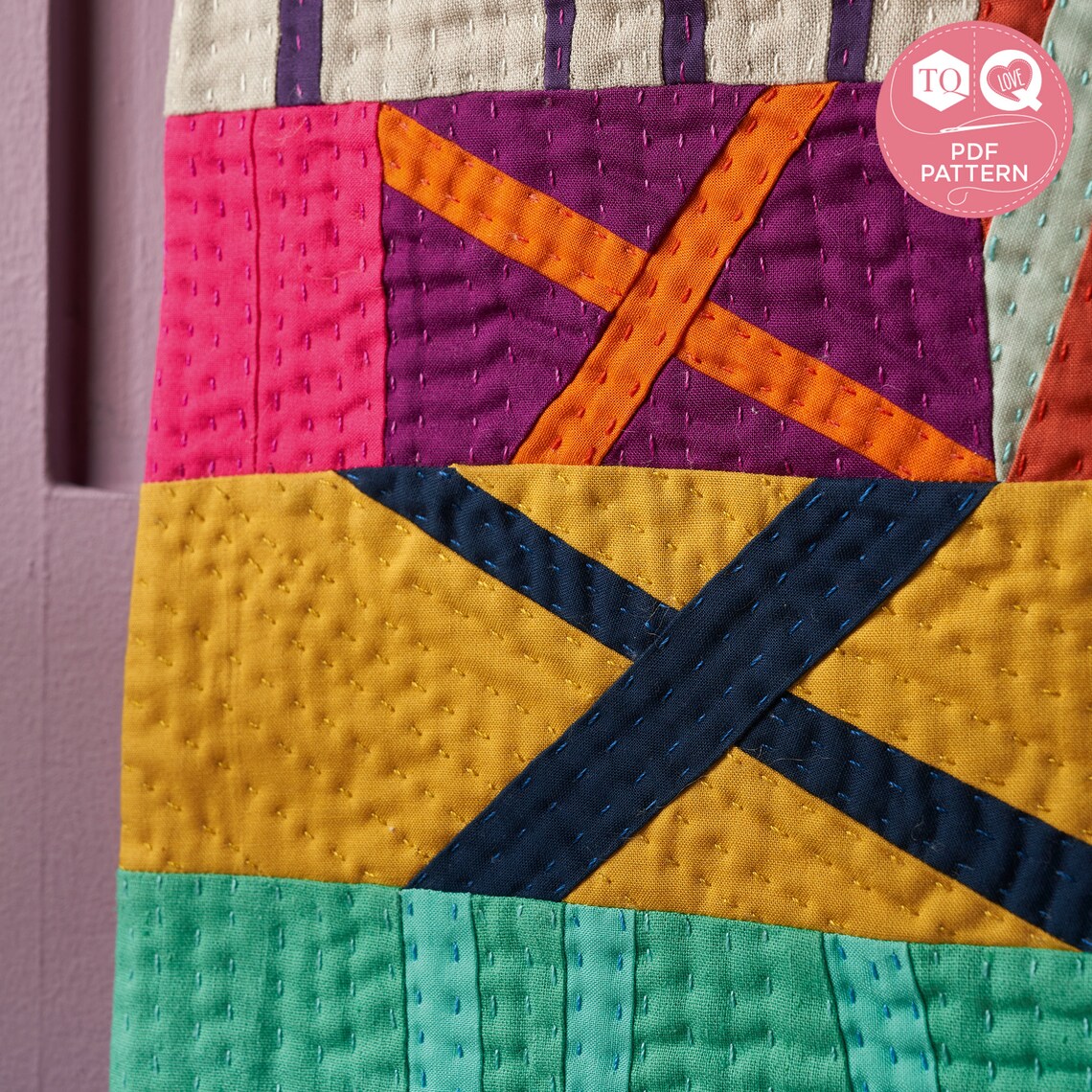 Jazz Solo Quilt, Improv Quilt Pattern, Love Patchwork & Quilting ...