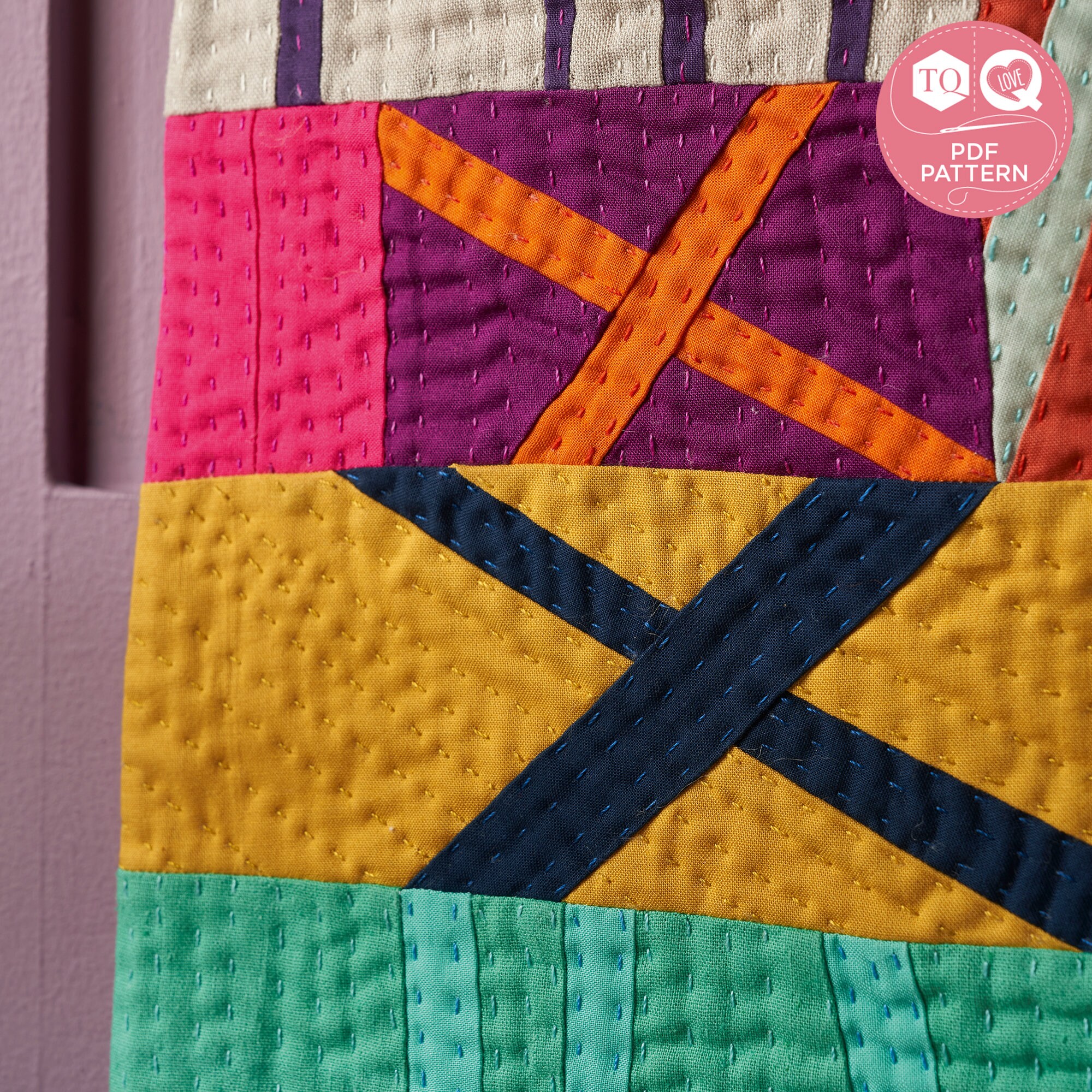 Jazz Solo Quilt, Improv Quilt Pattern, Love Patchwork & Quilting ...