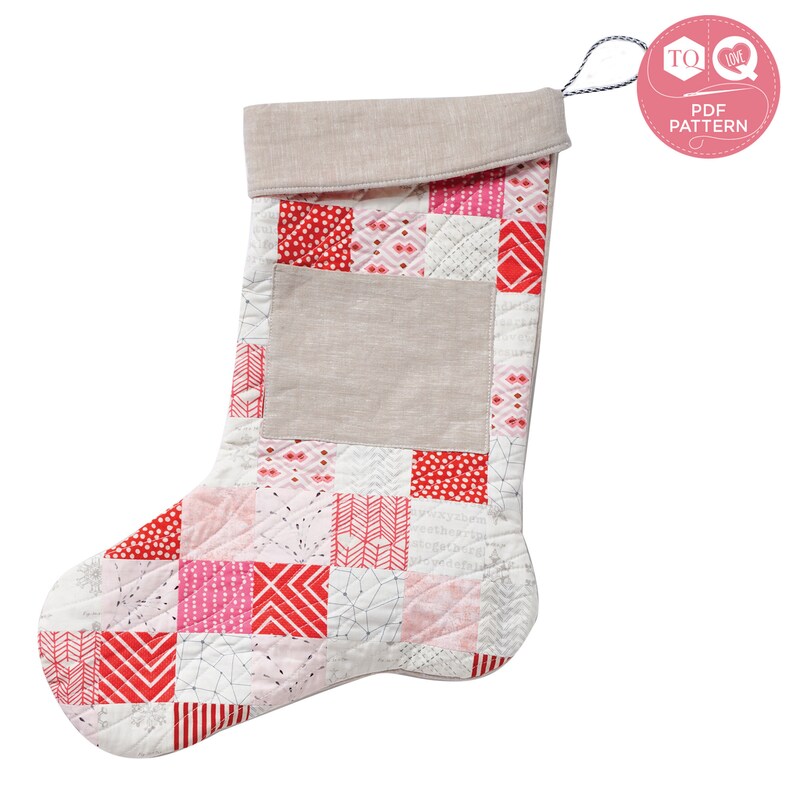 Quilted Stocking Patterns, Christmas Sewing Pattern, Stockings, Love ...