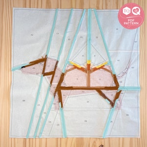 Dachshund Quilt, Sewing Pattern, Dog, Hot Dog, Wiener Dog, FPP, Love Patchwork & Quilting ...