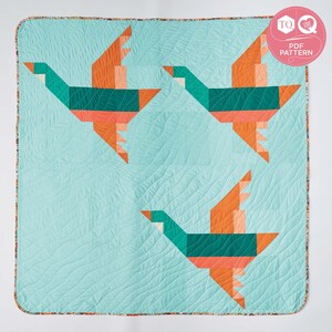 Modern Geese Quilt, Sewing Pattern, Retro Quilt, Love Patchwork ...