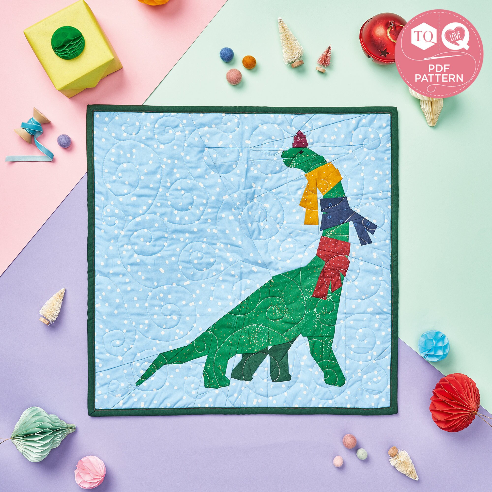 Dinosaur Quilt, Foundation Paper Piecing, Love Patchwork & Quilting ...
