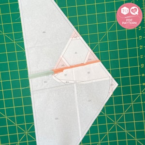 Foundation Paper Pieced Quilt, Toadstool Quilt Pattern, FPP Quilt ...