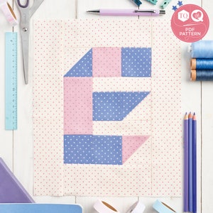 Alphabet Quilt, Letter Quilt Blocks, Love Patchwork & Quilting, Digital ...