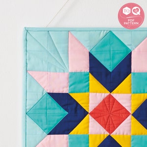Creative Block, HST Quilt Pattern, Mollie Makes, Digital Quilt Pattern ...
