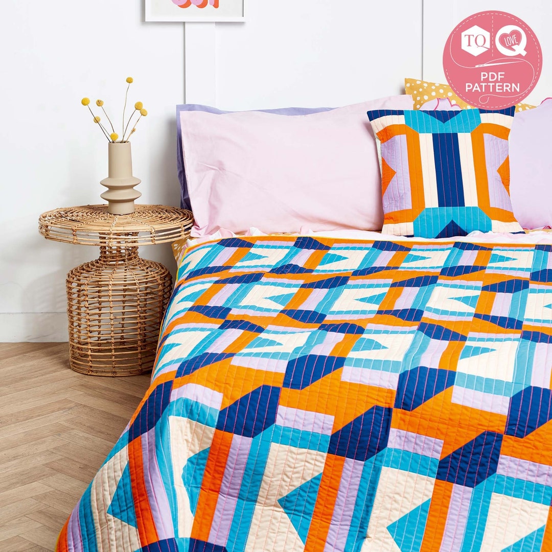 Modern Quilt Pattern, the Weekend Quilter, Love Patchwork & Quilting ...