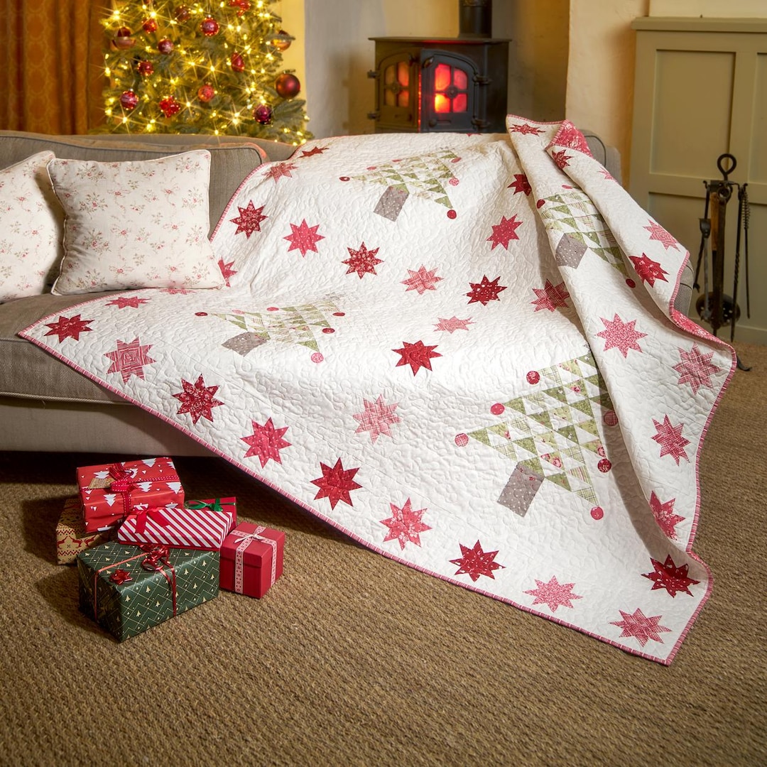 Christmas Tree Quilt, Quilting Pattern, HST Pattern, Today's Quilter ...