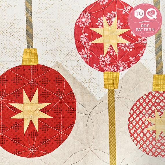 Christmas Table Runner, Bauble Table Runner, Today’s Quilter Magazine ...