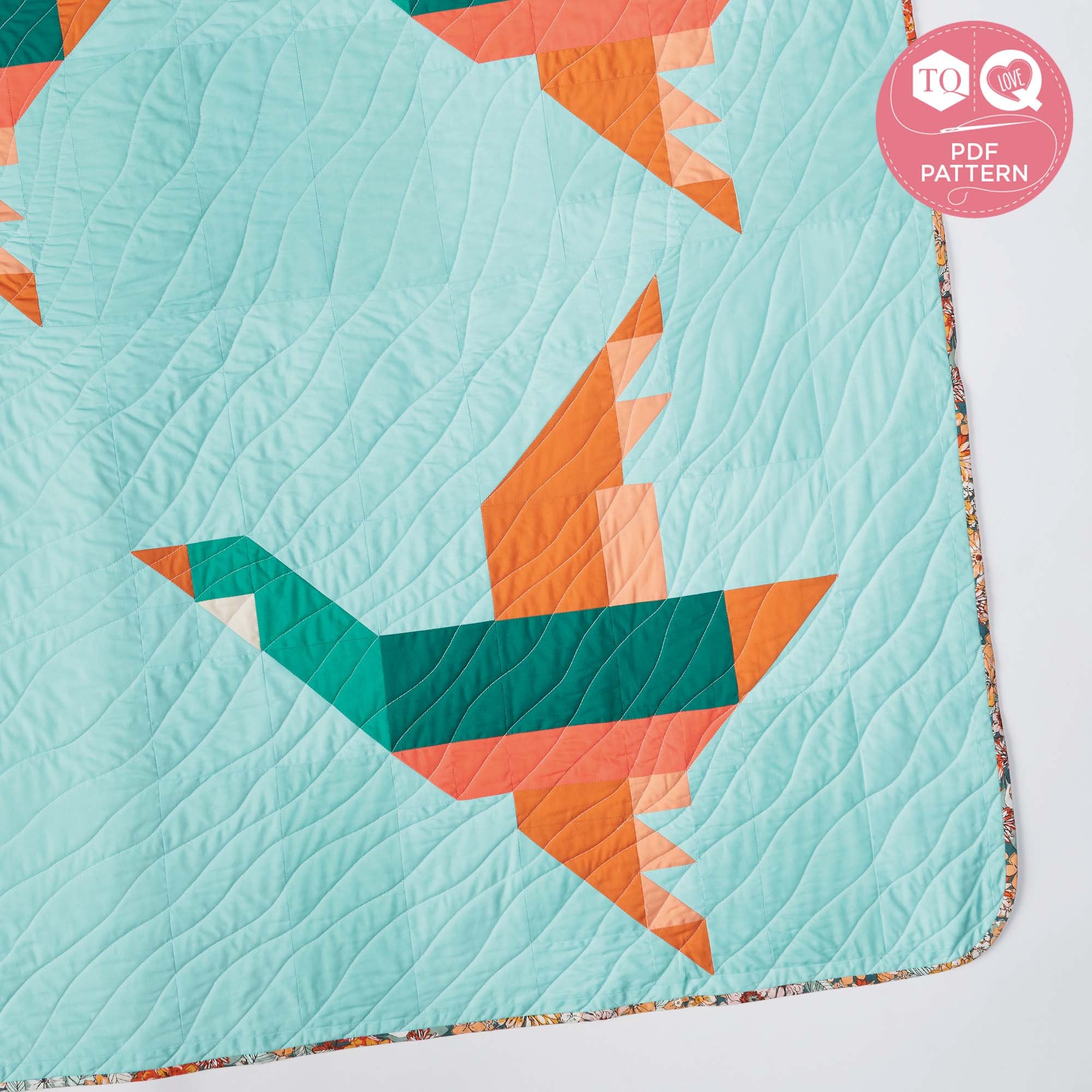 Modern Geese Quilt, Sewing Pattern, Retro Quilt, Love Patchwork ...
