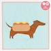 Dachshund Quilt, Sewing Pattern, Dog, Hot Dog, Wiener Dog, FPP, Love ...