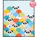 Panda Pop, Clamshell Quilt, Quilt Pattern, Applique Pattern, Love ...