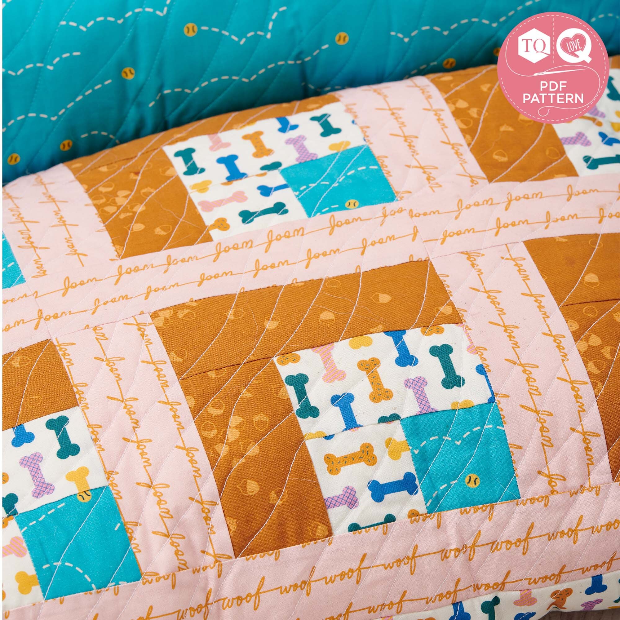 Puppy Love Dog Bed, Sewing Pattern, Storage Baskets, Love Patchwork ...