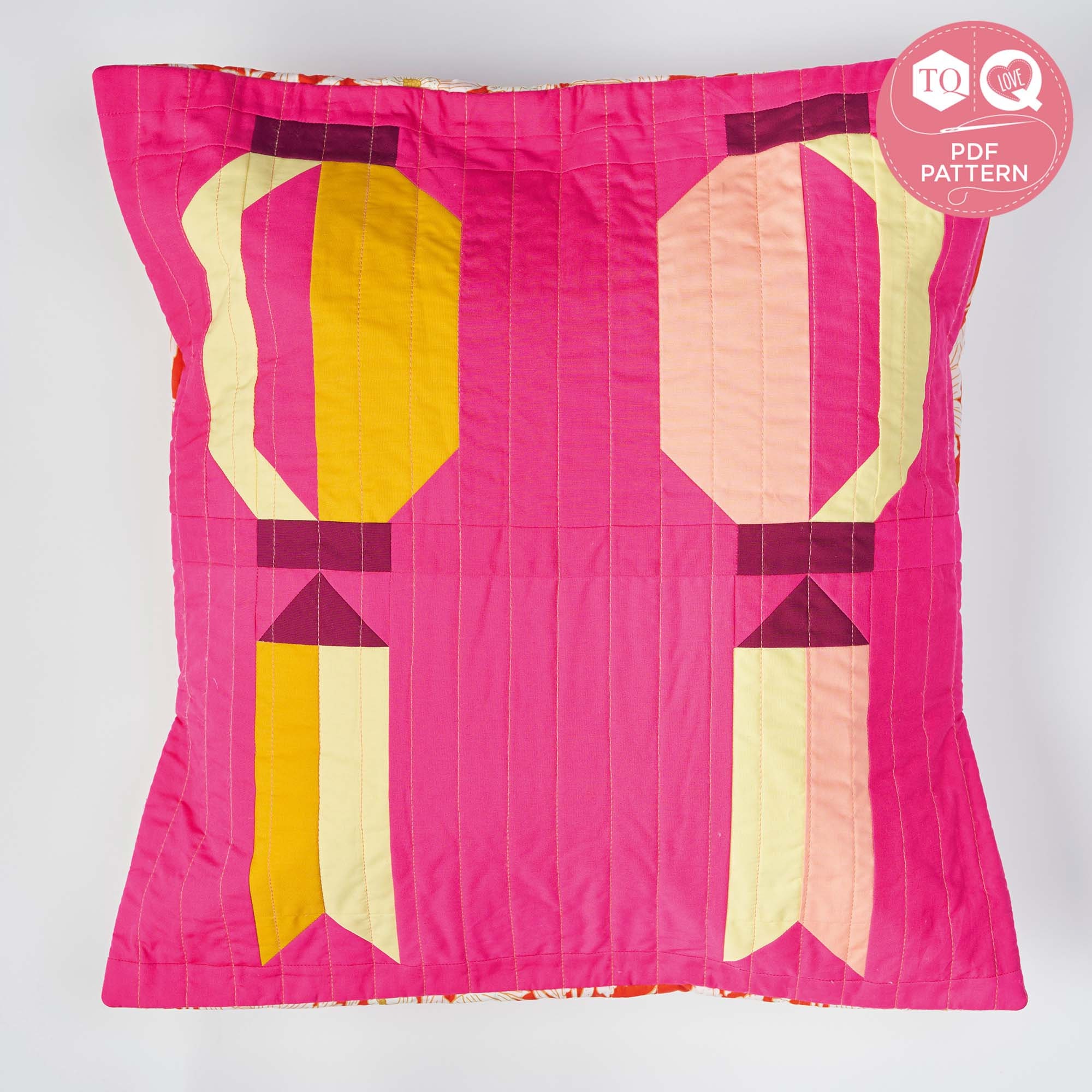 Lunar New Year Quilt, Sewing Pattern, Lantern Block, Love Patchwork ...