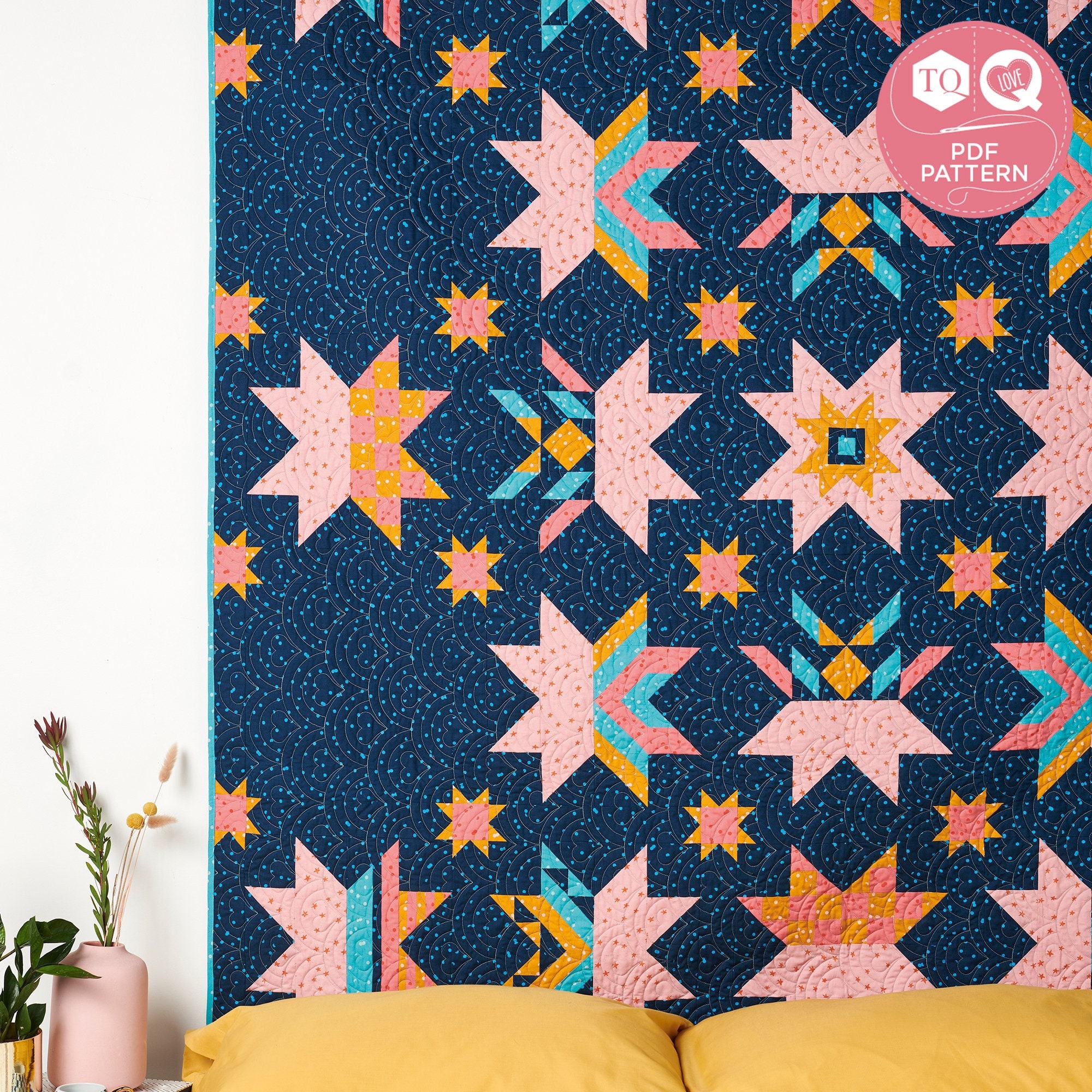 Sawtooth Star Block of the Month, Quilt Pattern, Love Patchwork ...