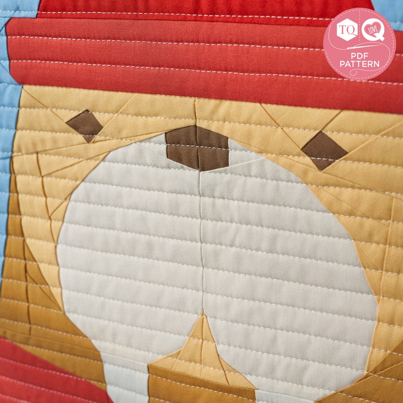 Snips Ahoy Walrus FPP Mini Quilt Quilting Pattern Love - Etsy