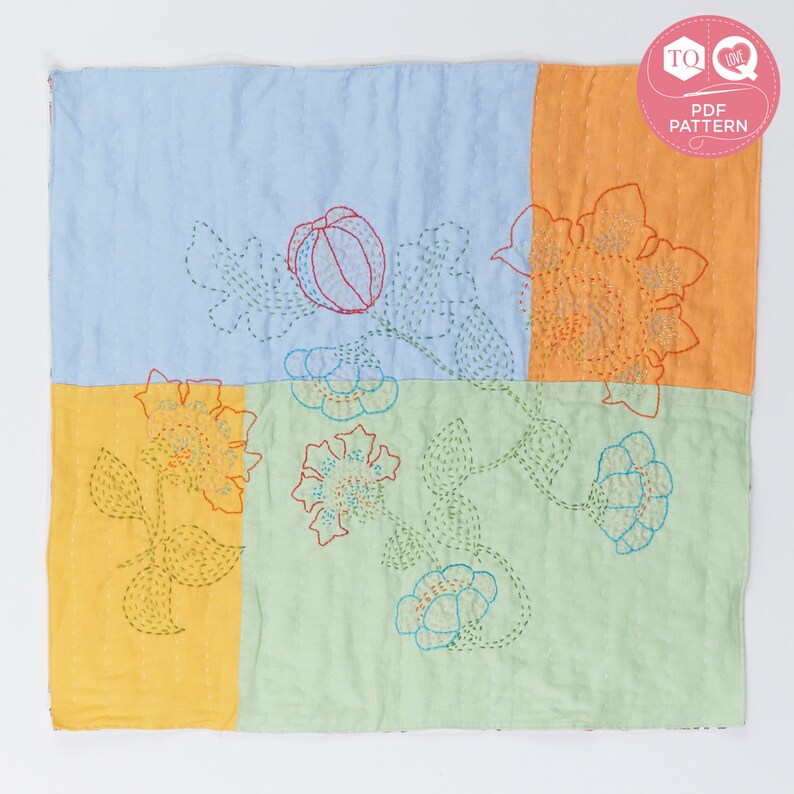 Kantha Charm Quilt, Kantha Quilt Pattern, Love Patchwork & Quilting ...