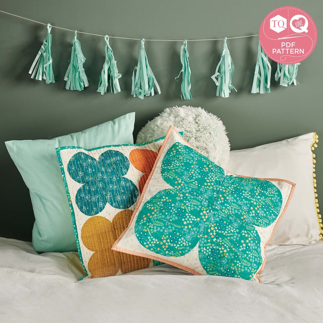 Retro Blooms, Patchwork Cushions Pattern, Love Patchwork & Quilting ...