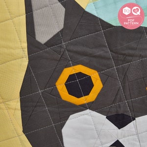 BUNDLE: Cat Quilts, Sewing Patterns, FPP Cat Patterns, Love Patchwork ...