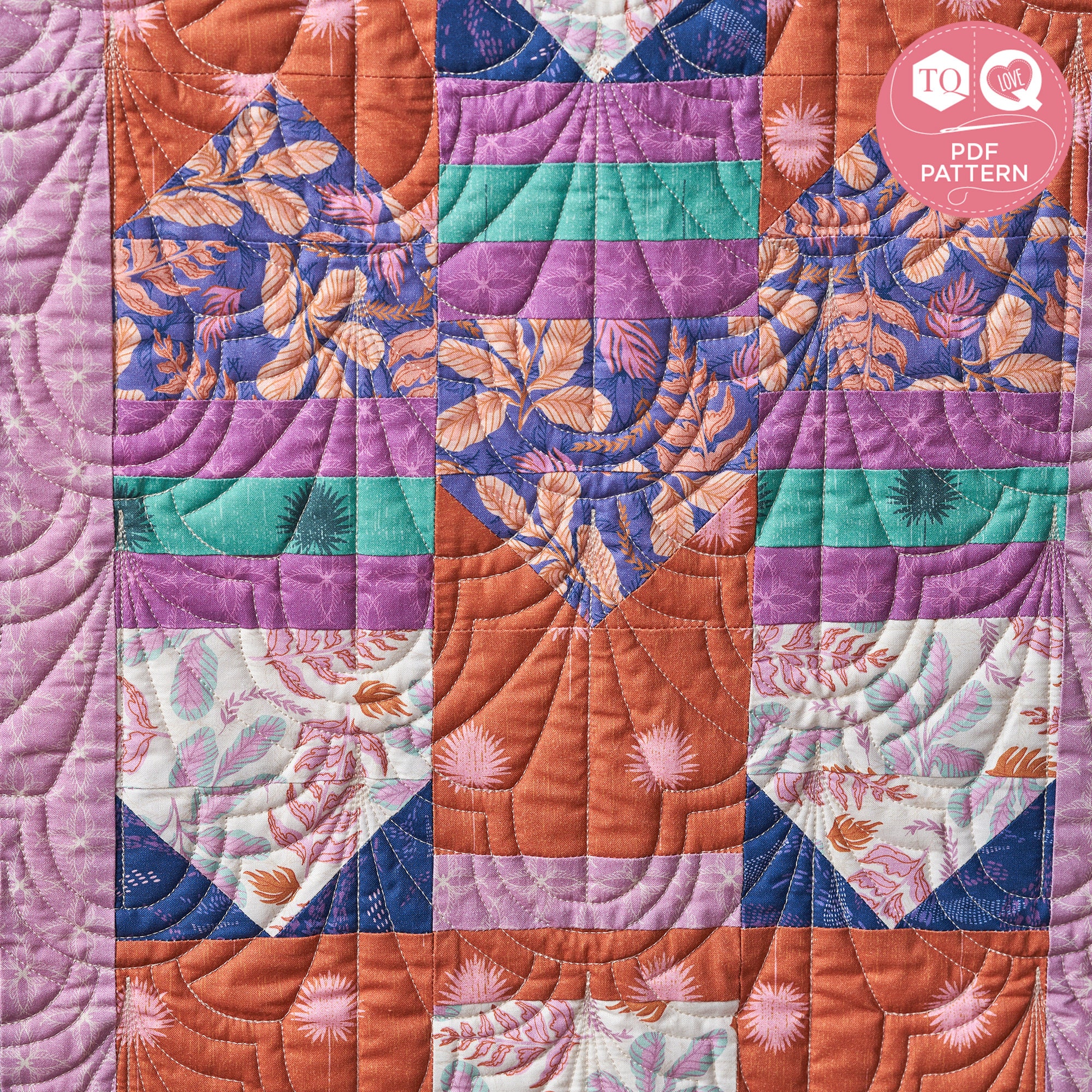 Flying Geese Quilt, Sewing Pattern, Modern Quilt Cushion, Love ...