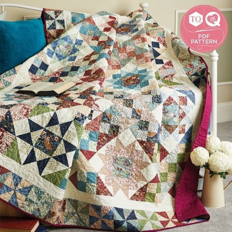 Strawberry Thief, Quilting Pattern, Digital Quilting Pattern - Etsy