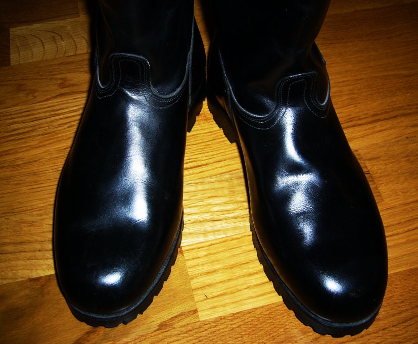 Old German Engineer Boots Deadstock 8/9 - Etsy