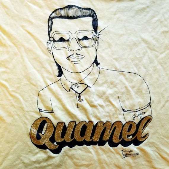 Iconic 1980's "Quamel" Ghetto Glam T-Shirt. Permed "S… - Gem