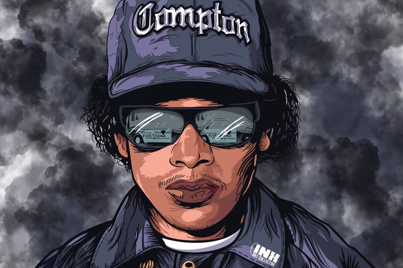 Eazy E American Rapper/hip Hop Canvas Art Painting | Eazy E Wall Art ...