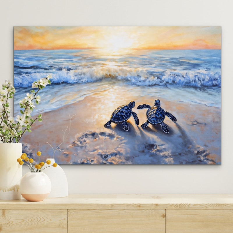 Sea Turtle Poster - Etsy