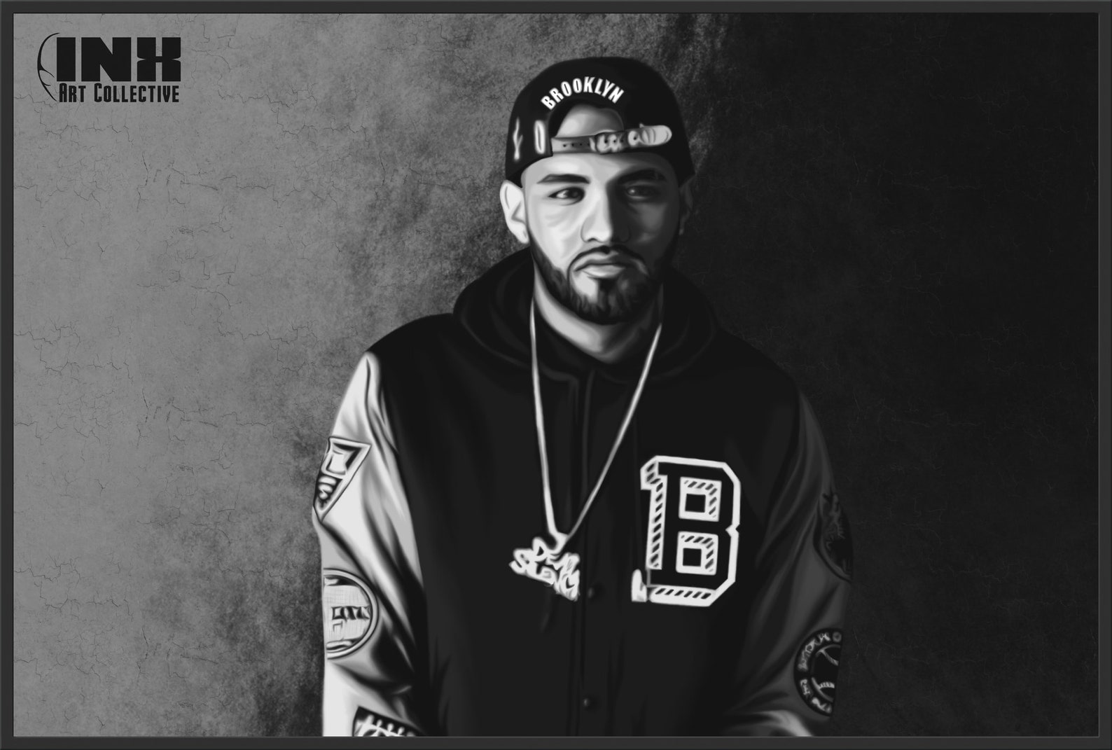 Joyner Lucas Rapper/hip Hop Artist Canvas Art Painting | Joyner Lucas ...