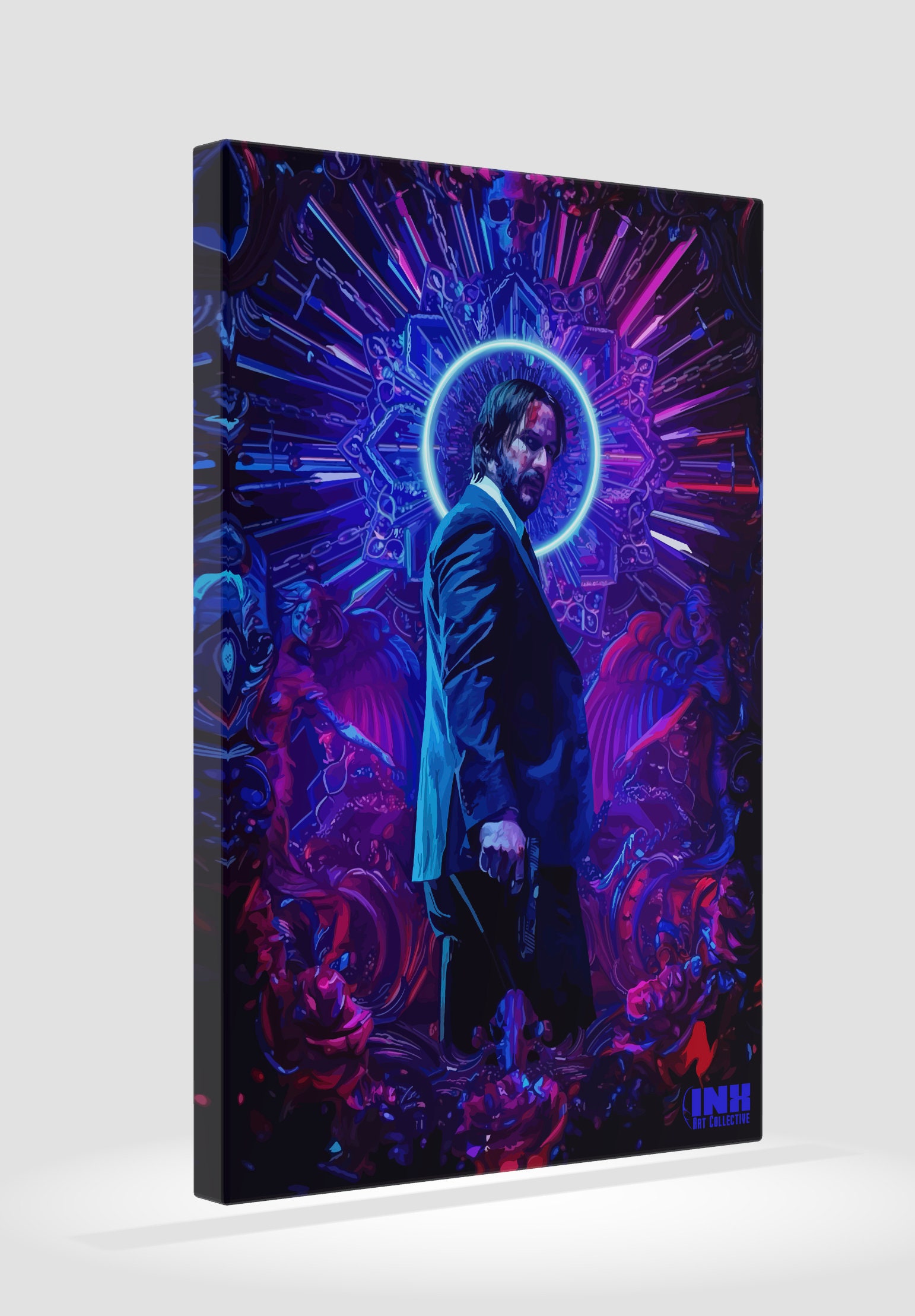 John Wick/Keanu Reeves Movie/Actor/ Canvas Art Painting | John Wick ...