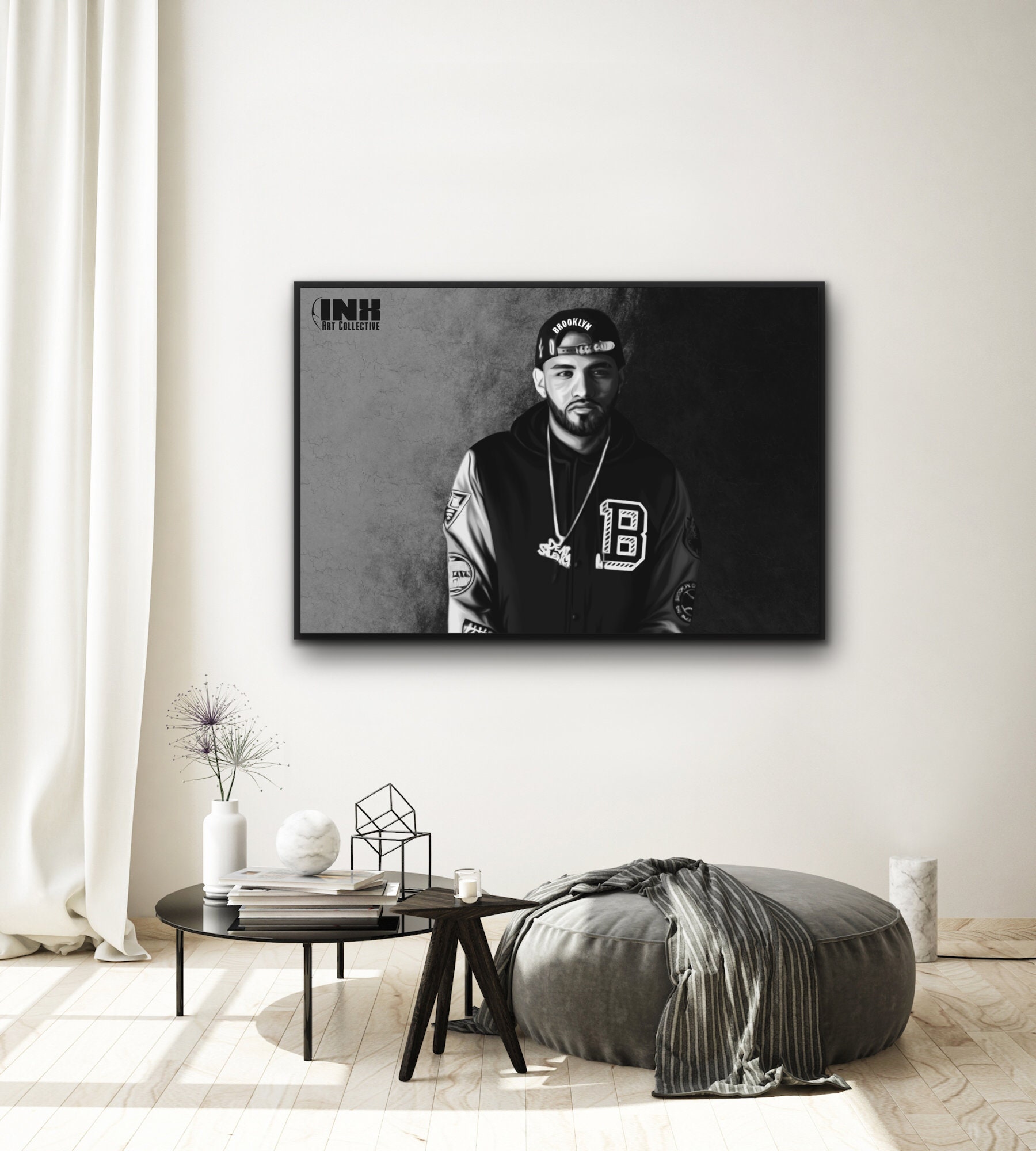 Joyner Lucas Rapper/hip Hop Artist Canvas Art Painting | Joyner Lucas ...