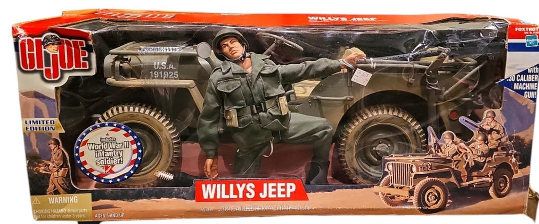 GI Joe Classic Collection "willy's Jeep" WWII Vehicle Kmart Exclusive ...