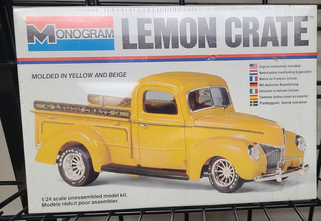 Monogram-vintage New/sealed-1940 Ford "lemon Crate" - 1/24 Scale Model ...