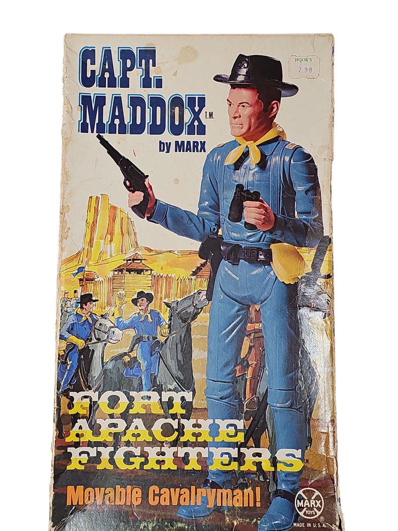 Marx-vintage 1960’s "captain Maddox" Johnny West Fort Apache Fighters ...