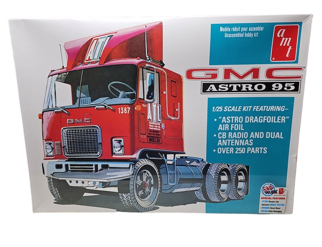 New/sealed AMT GMC ASTRO 95 Semi Truck 1/25 Scale Model Truck Kit - Etsy