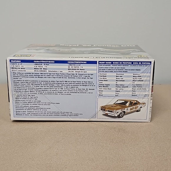 New-factory Sealed-revell motor Sports Royal 1966 Pontiac GTO W Figure ...