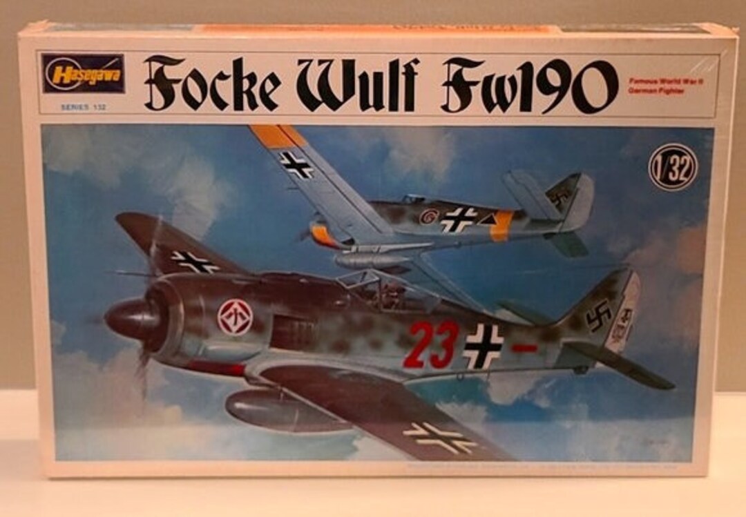 Hasegawa Focke Wulf Fw190 WWII German Fighter Model Plane Kit - Etsy ...