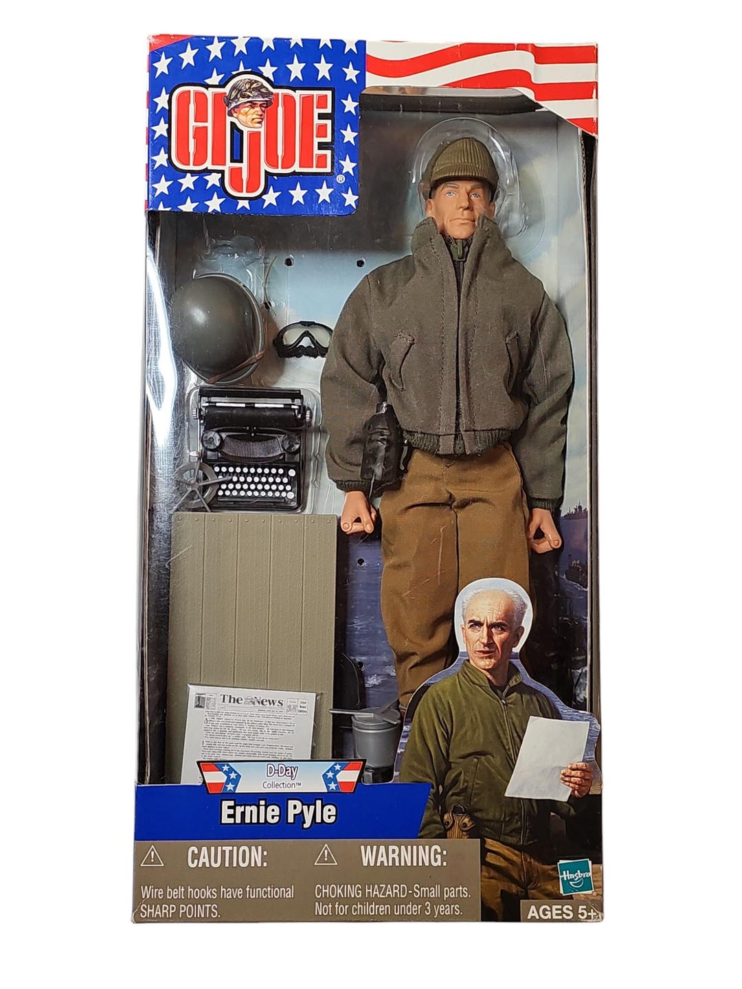 New GI Joe D-day Collection-"wwii Ernie Pyle" Hasbro 2001 - Etsy