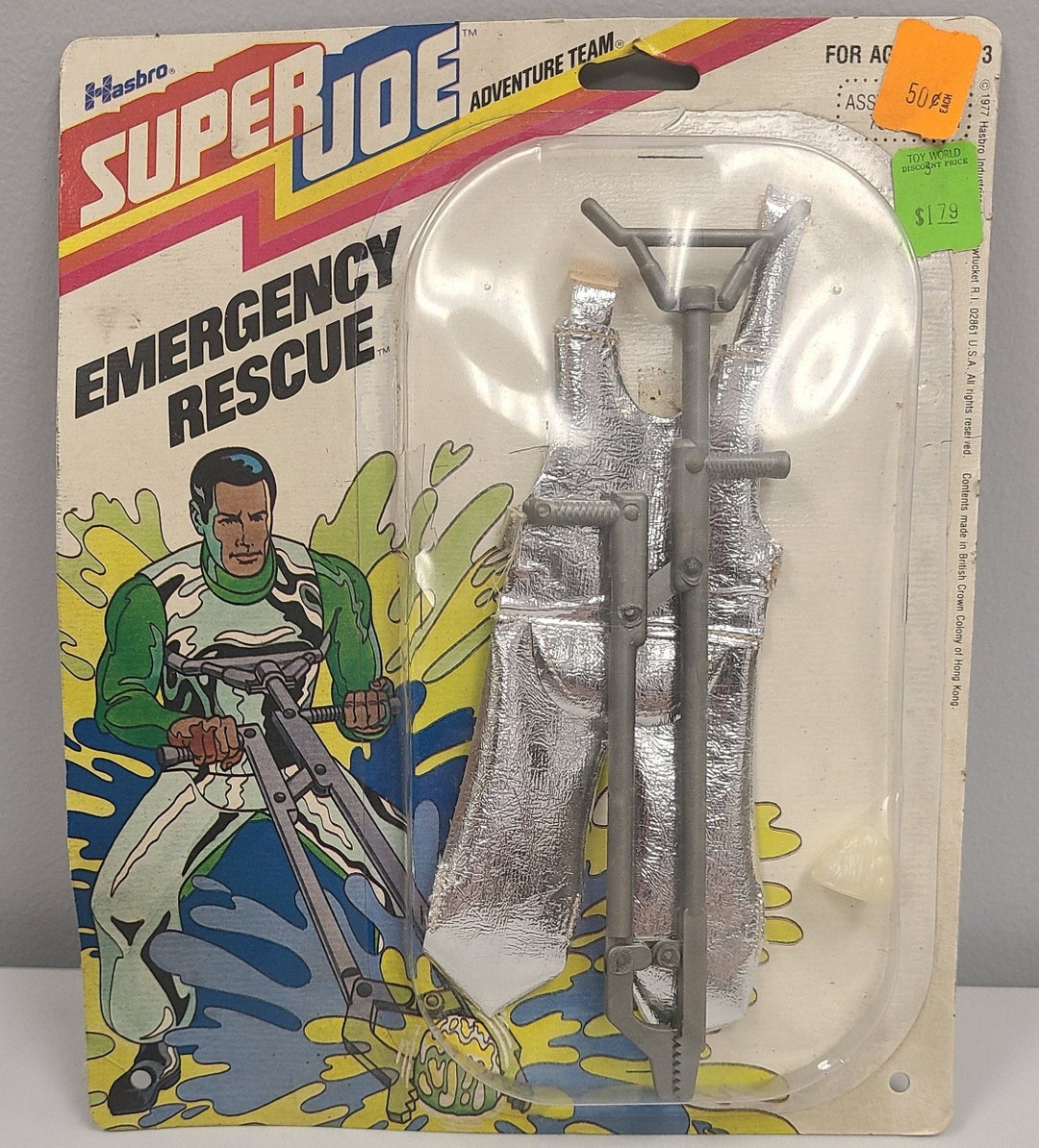 Vintage 1977 Hasbro -MIP Super Joe Emergency Rescue on Card - Etsy