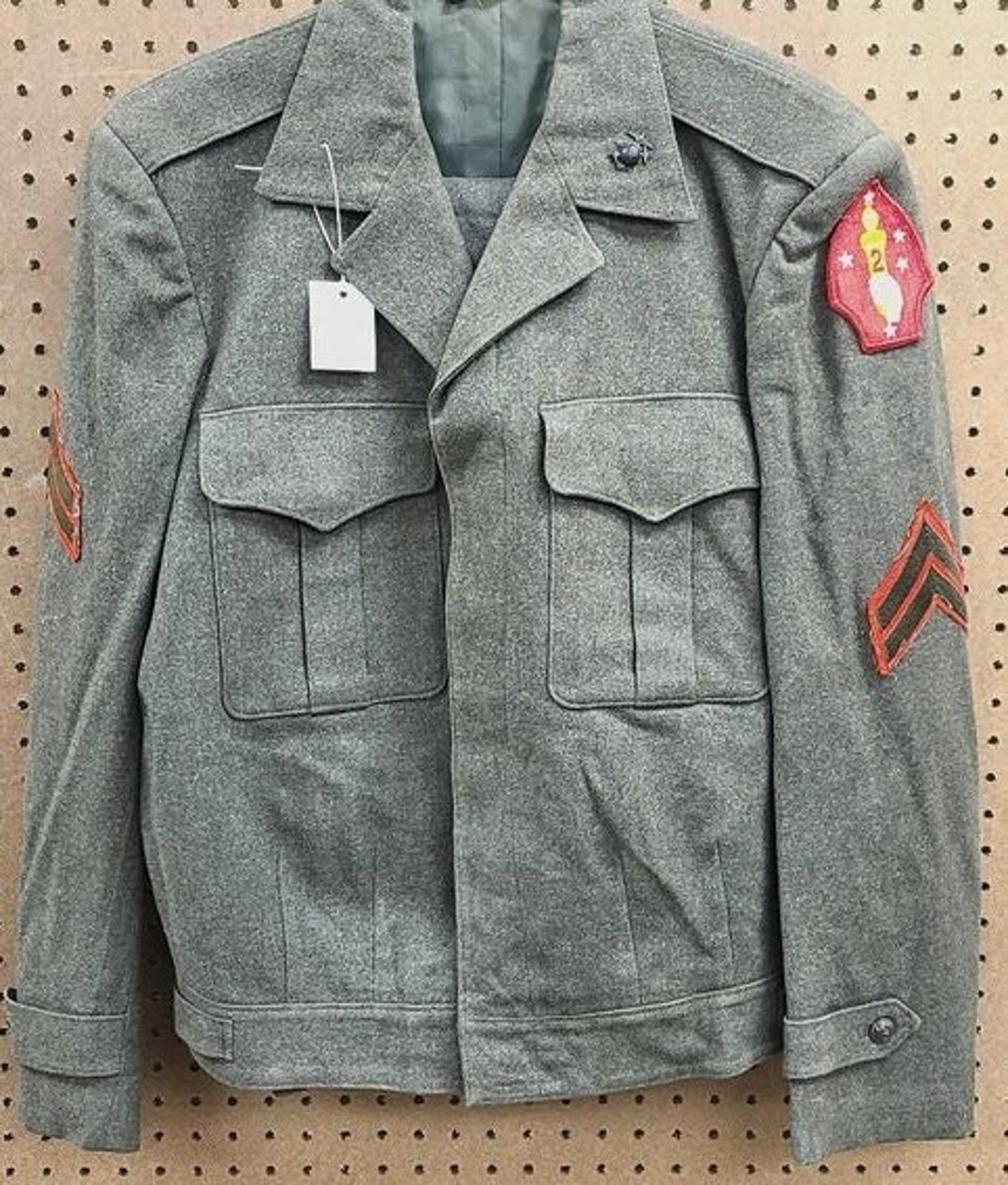 WWII Era US Marine Corp IKE Jacket 2nd Marine Division - Etsy