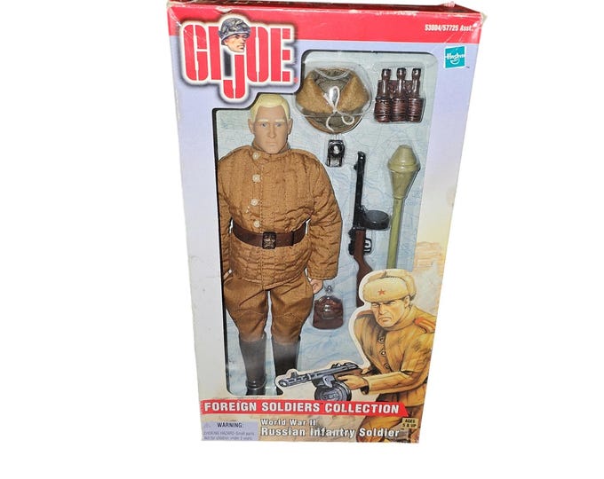 Hasbro-gi Joe "wwii Russian Infantry Soldier" Foreign Soldiers ...