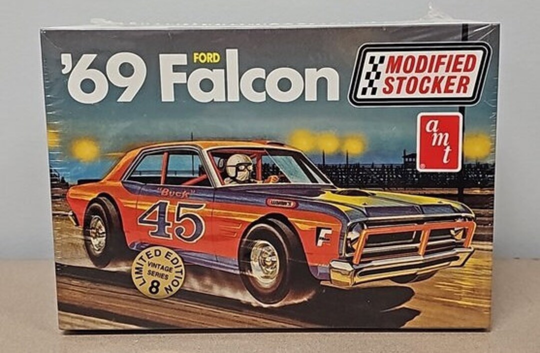 New-sealed-amt 69 Ford Falcon Vintage Series 8 Modified Stocker Model ...