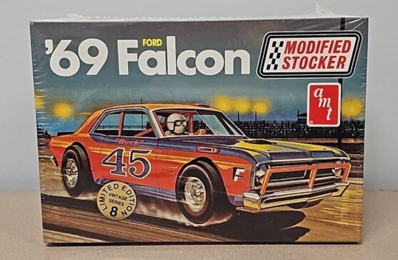 New-sealed-amt 69 Ford Falcon Vintage Series 8 Modified Stocker Model ...
