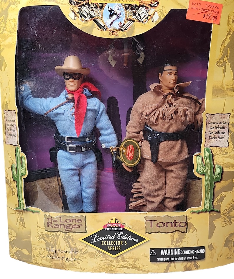 The Lone Ranger and Tonto Action Figures, Limited Edition Collectors ...