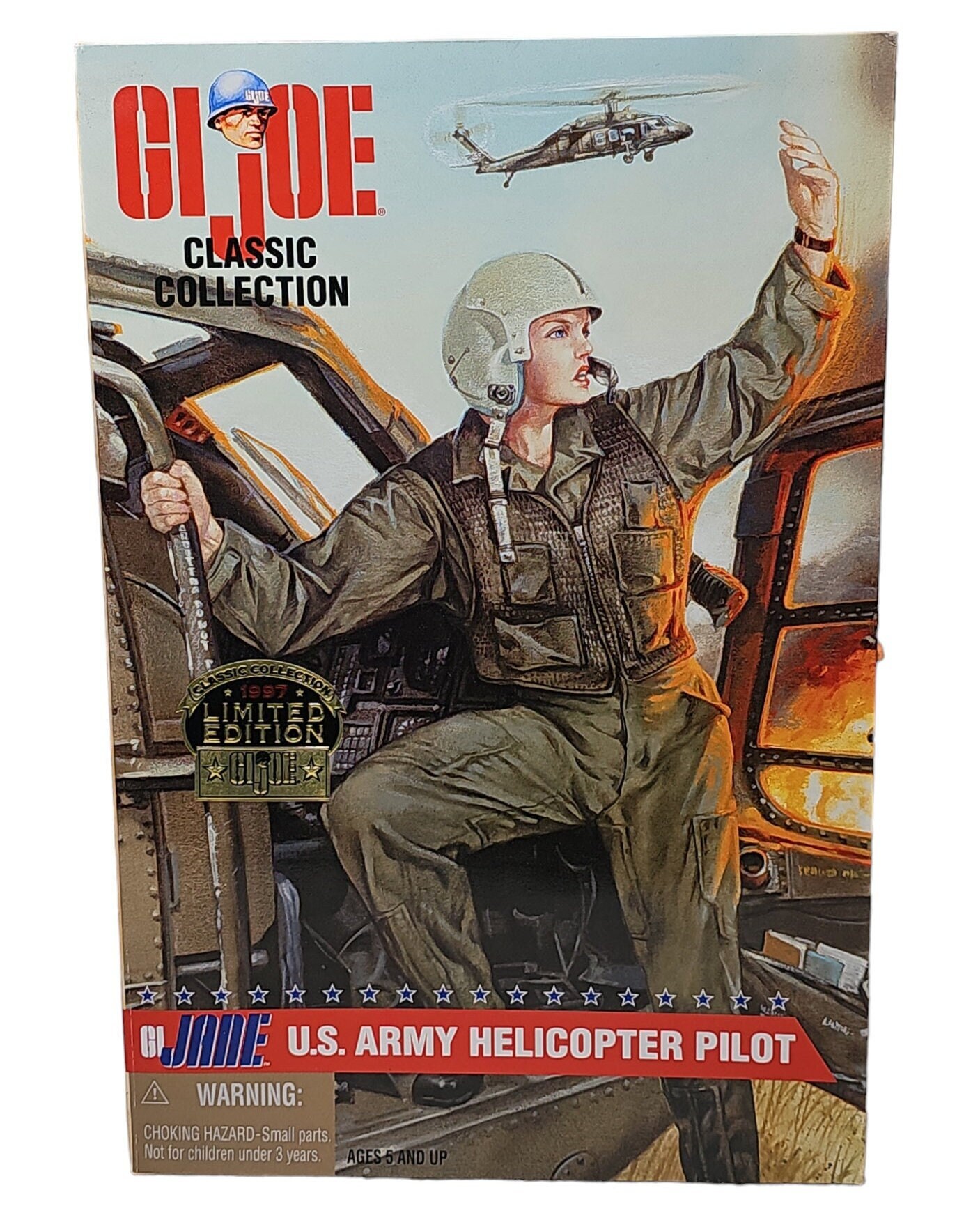 New Hasbro-1997 G.I. Jane blond Hair / US Army Helicopter Pilot GI Joe ...