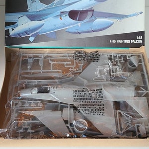 Monogram- F-16 Fighting Falcon Model Jet Kit - Etsy