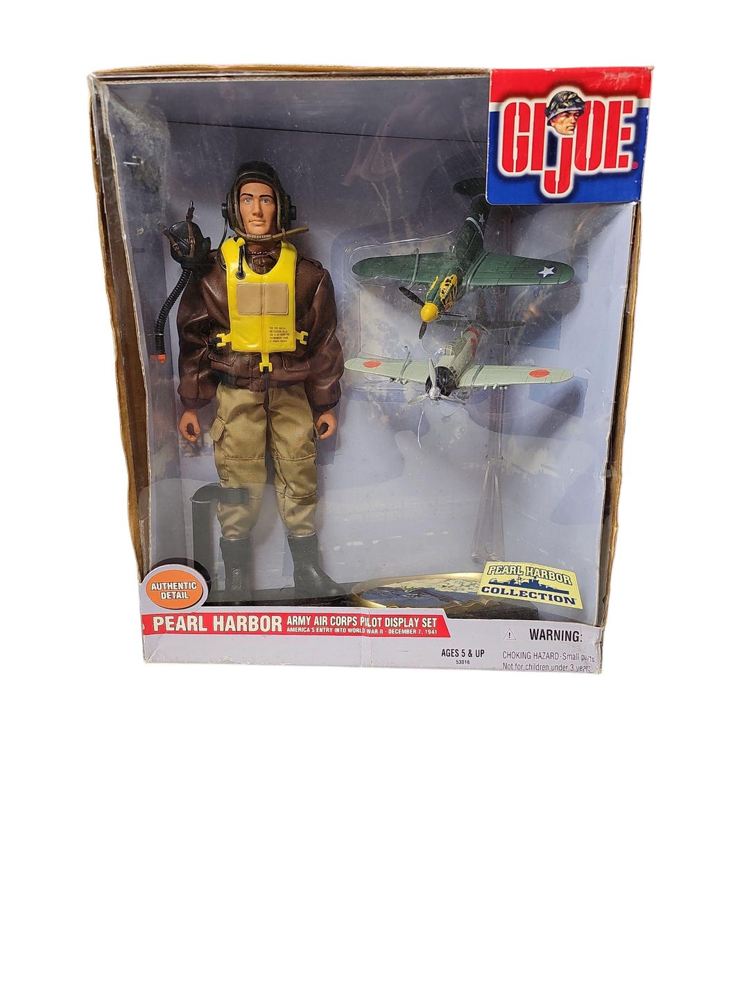 G.I. Joe 2000 "pearl Harbor Army Air Corps Pilot Display Set" 12 ...